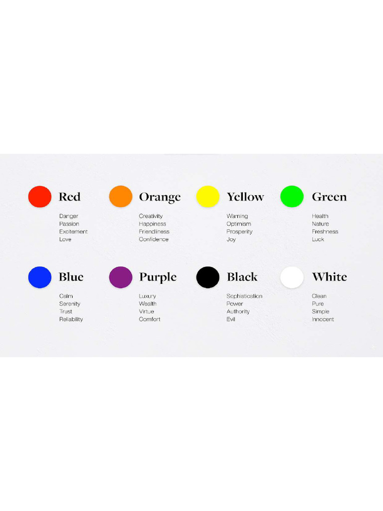 Colors Details | PDF