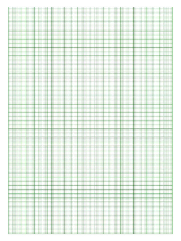 Green Standard Graph Paper | PDF