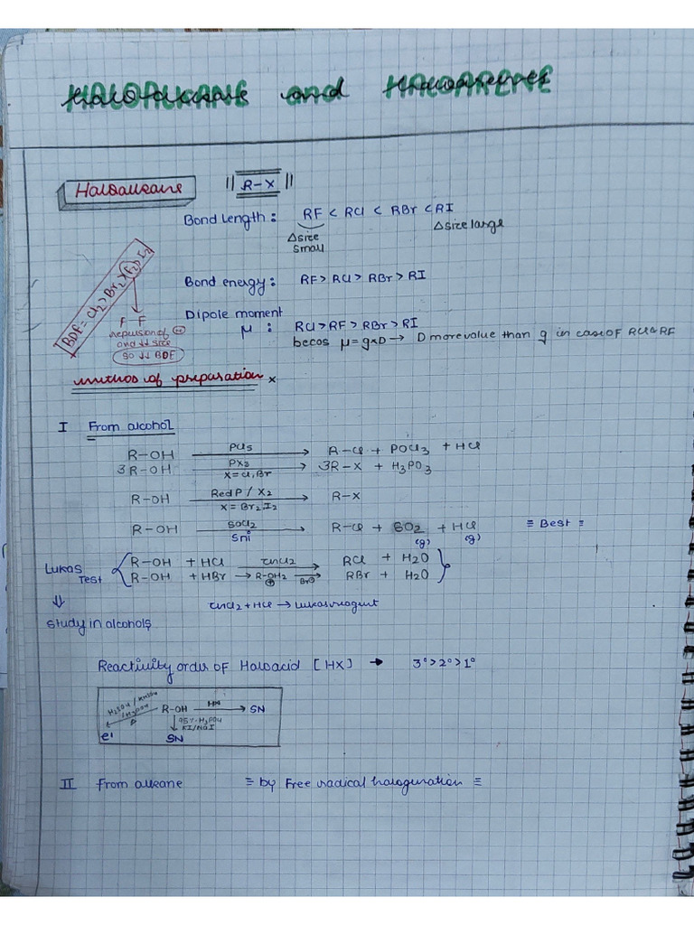 Haloalkane Arene | PDF