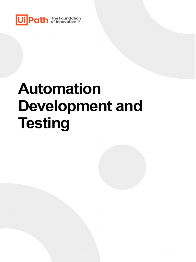 Automation Development and Testing - Best Practices | PDF | Microsoft ... Automation Development and Testing - Best Practices | PDF | Microsoft ...