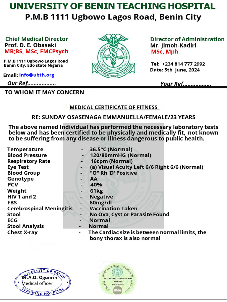 Sunday Osasenaga Emmanuella | PDF