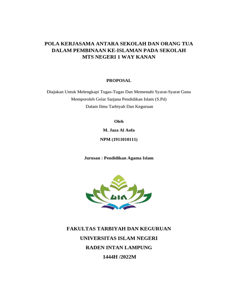 Proposal Eza 1 Edit | PDF