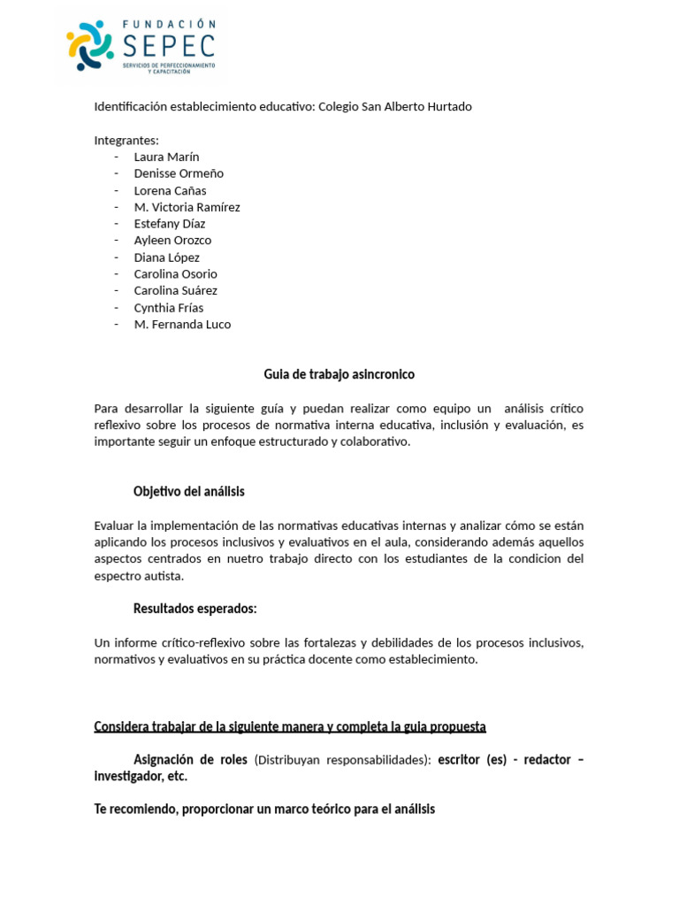 Guia de trabajo asincronico | PDF