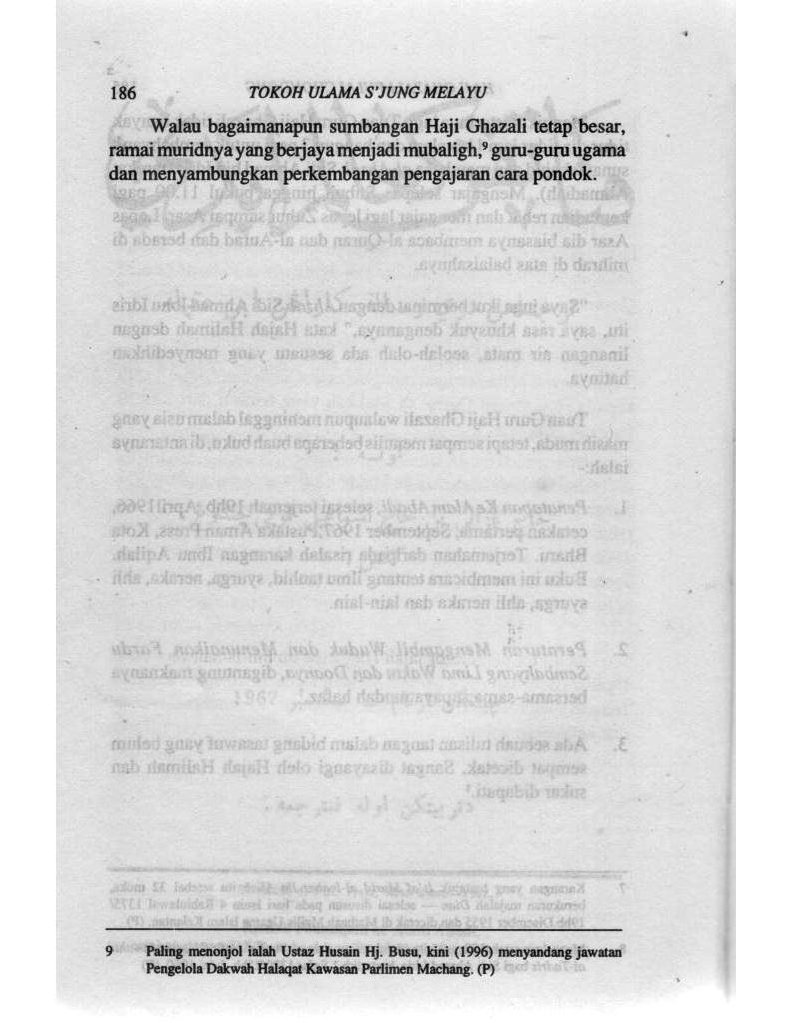 Kenali - Allahyarham Tuan Guru Haji Ghazali Pulai Chondong - pg8 | PDF