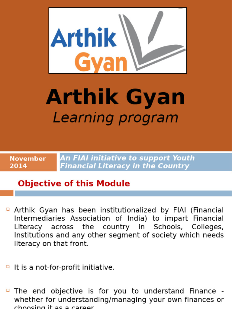 Arthik Gyan Study Material | PDF | Investment Fund | Law