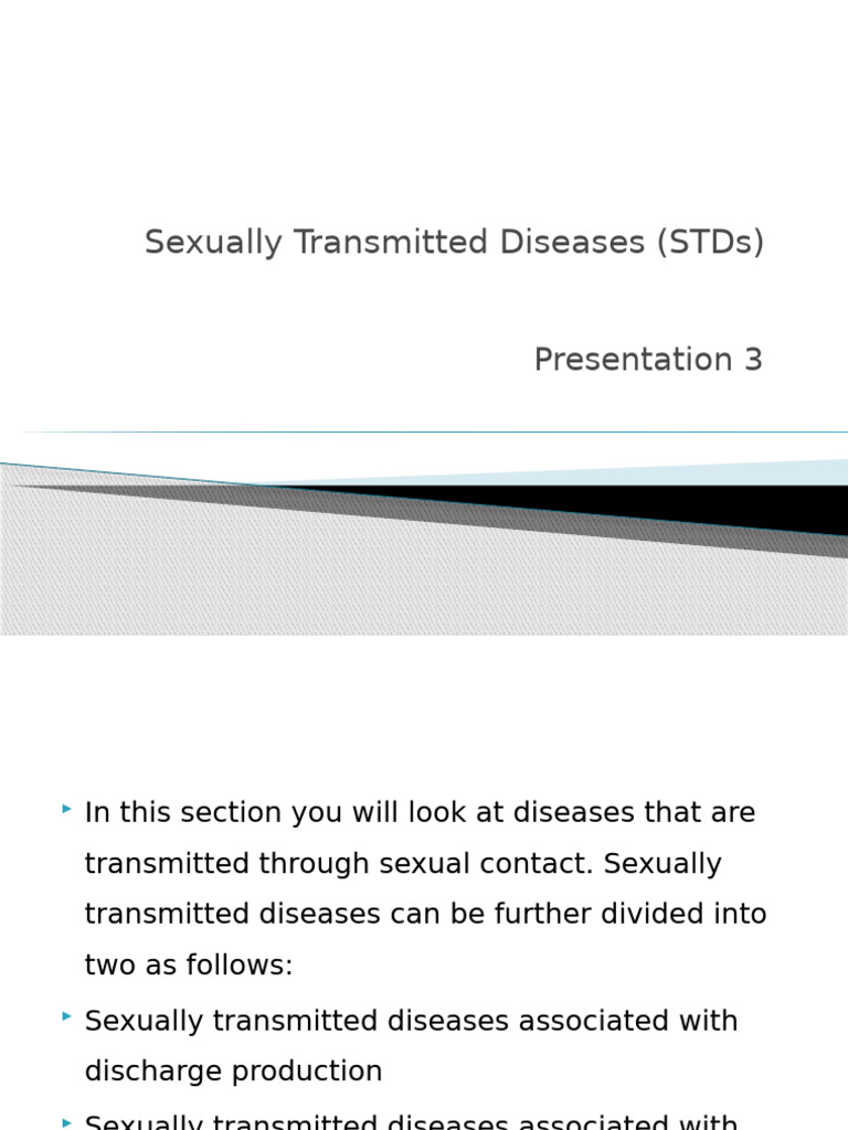 Sexually Transmitted Diseases (STDS) | PDF | Causes Of Death | Science ...