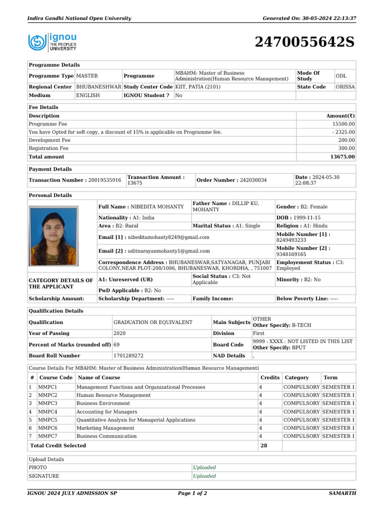 Application Form | PDF