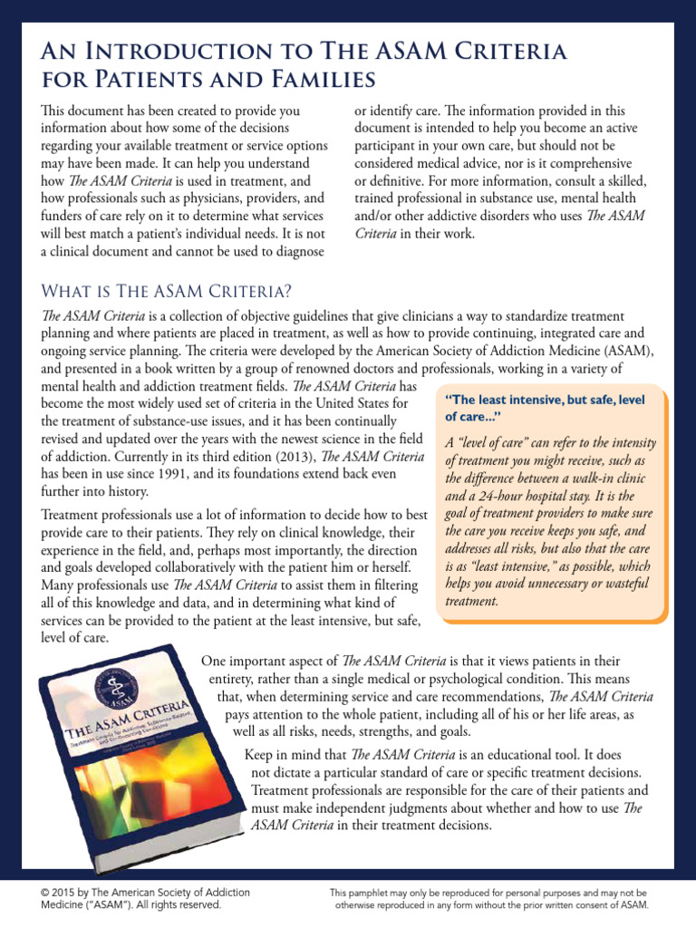 Asam Criteria | PDF