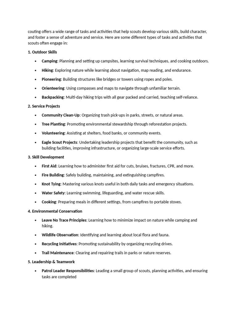 Importance of Scouting Part II | PDF