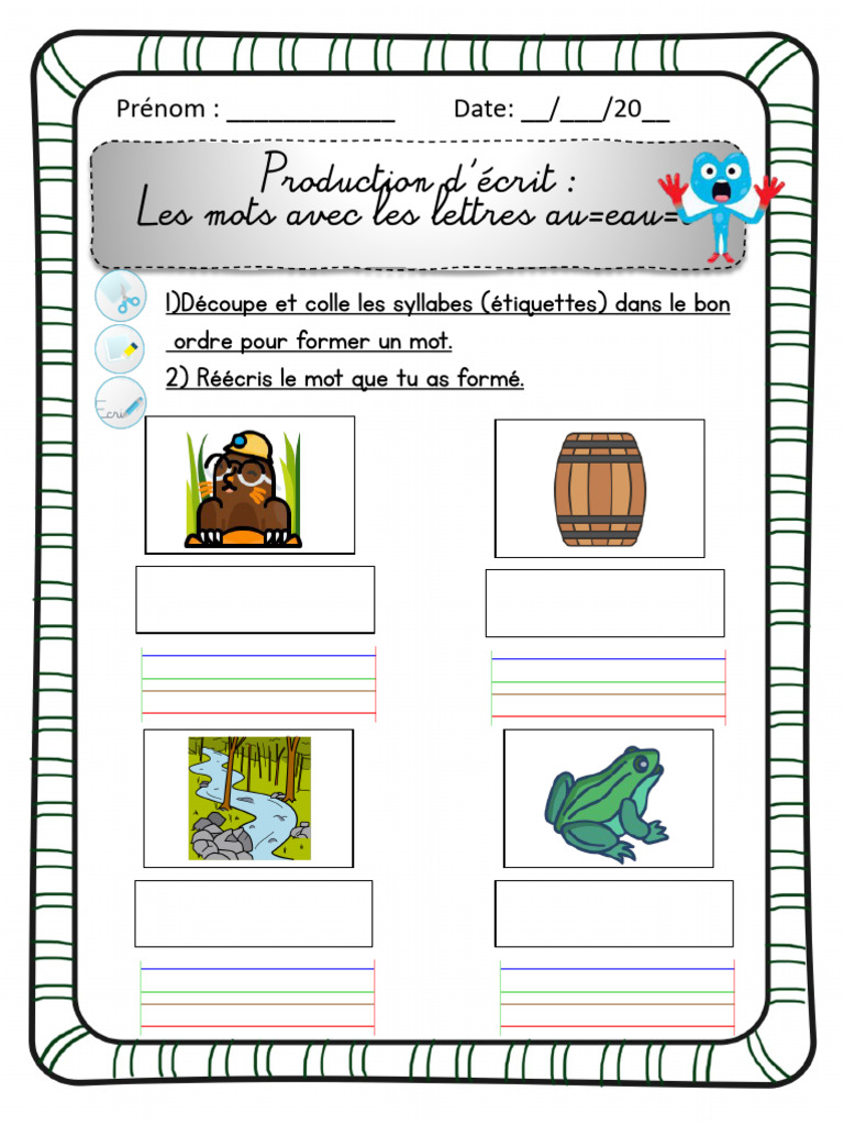 Apili - Mot Avec Au Eau | PDF