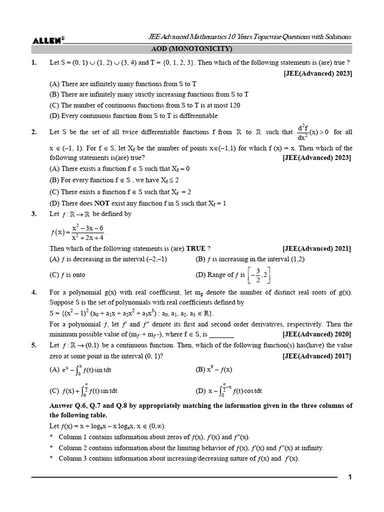 Aod Monotonicity | PDF