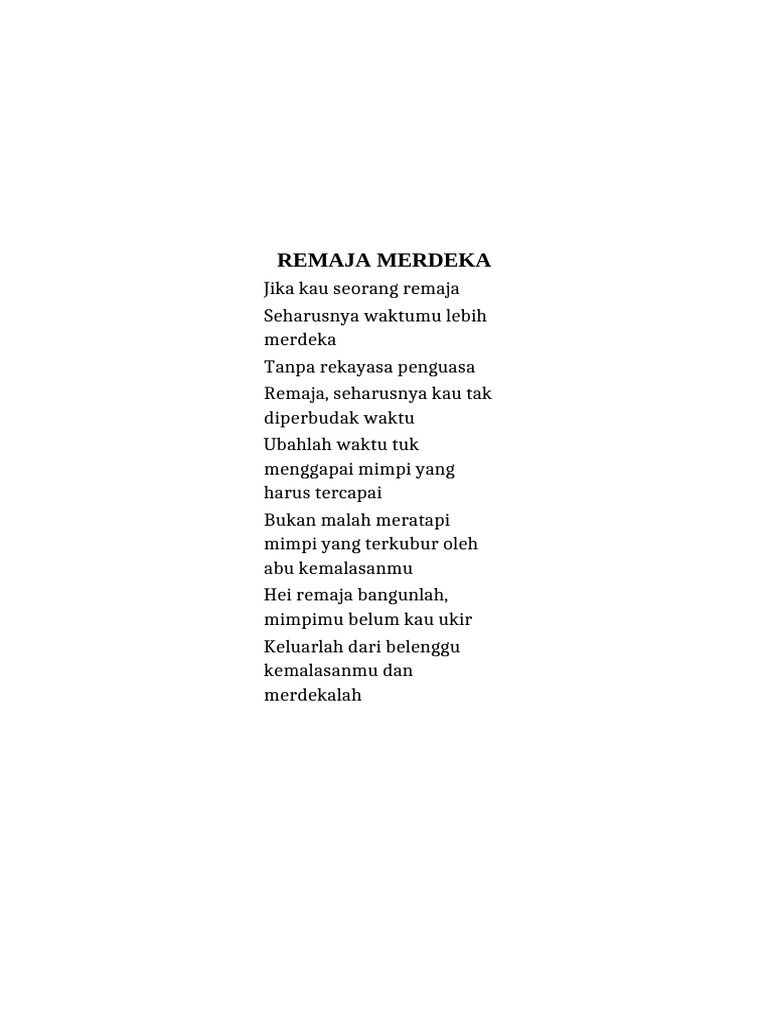Remaja Merdeka 32 32 | PDF