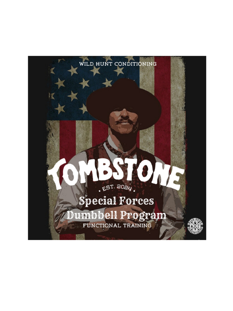Sample of Tombstone Special Forces Dumbbell Training Program | PDF