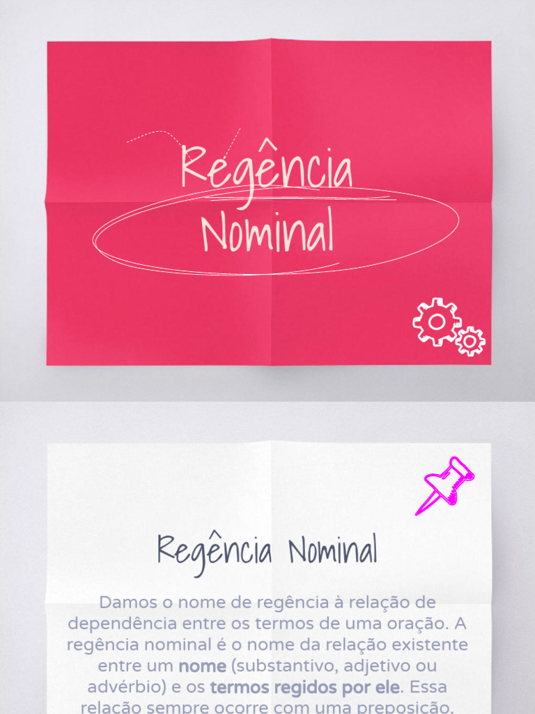 Gramática Regência Nominal | PDF