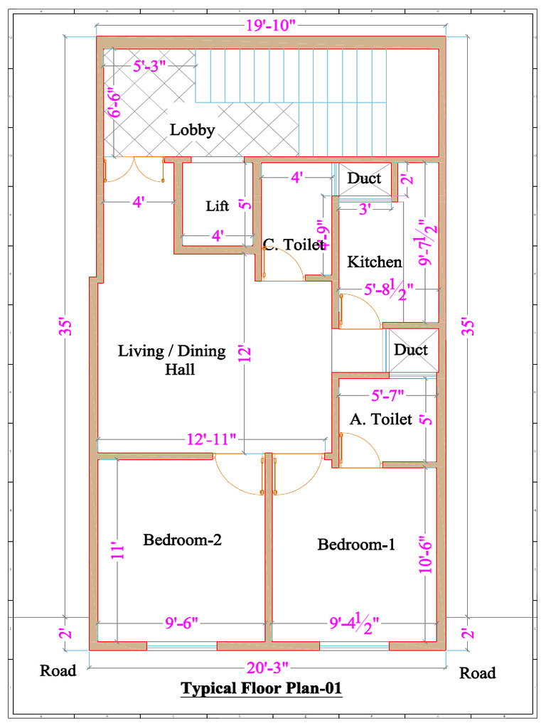 Typical Floor Plan - 01 R1 | PDF