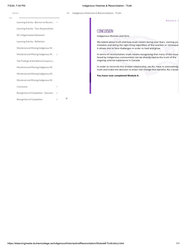Indigenous Histories & Reconciliation - TruthG | PDF