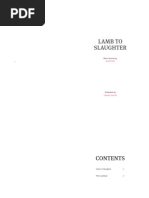 Lamb To The Slaughter - Roald Dahl (1916-1990) | PDF