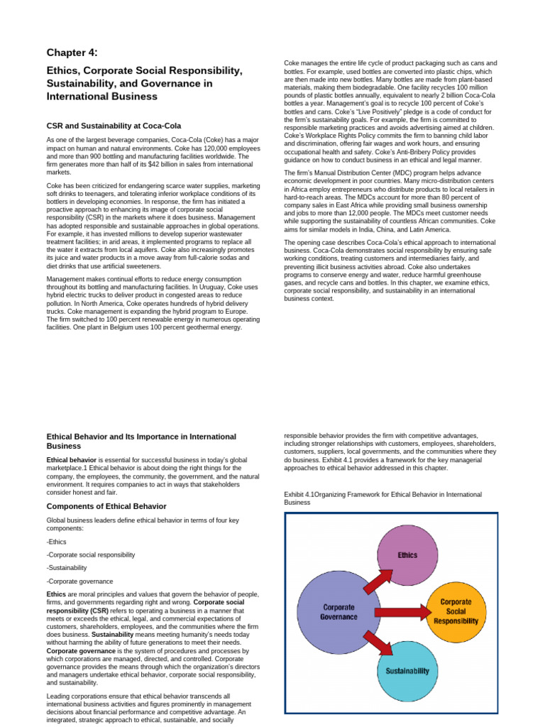 Ethics, Corporate Social Responsibility, Sustainability, and Governance ...