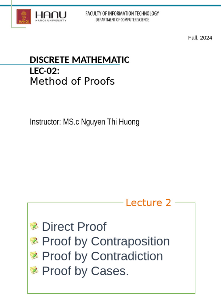 DMA Proofs | PDF