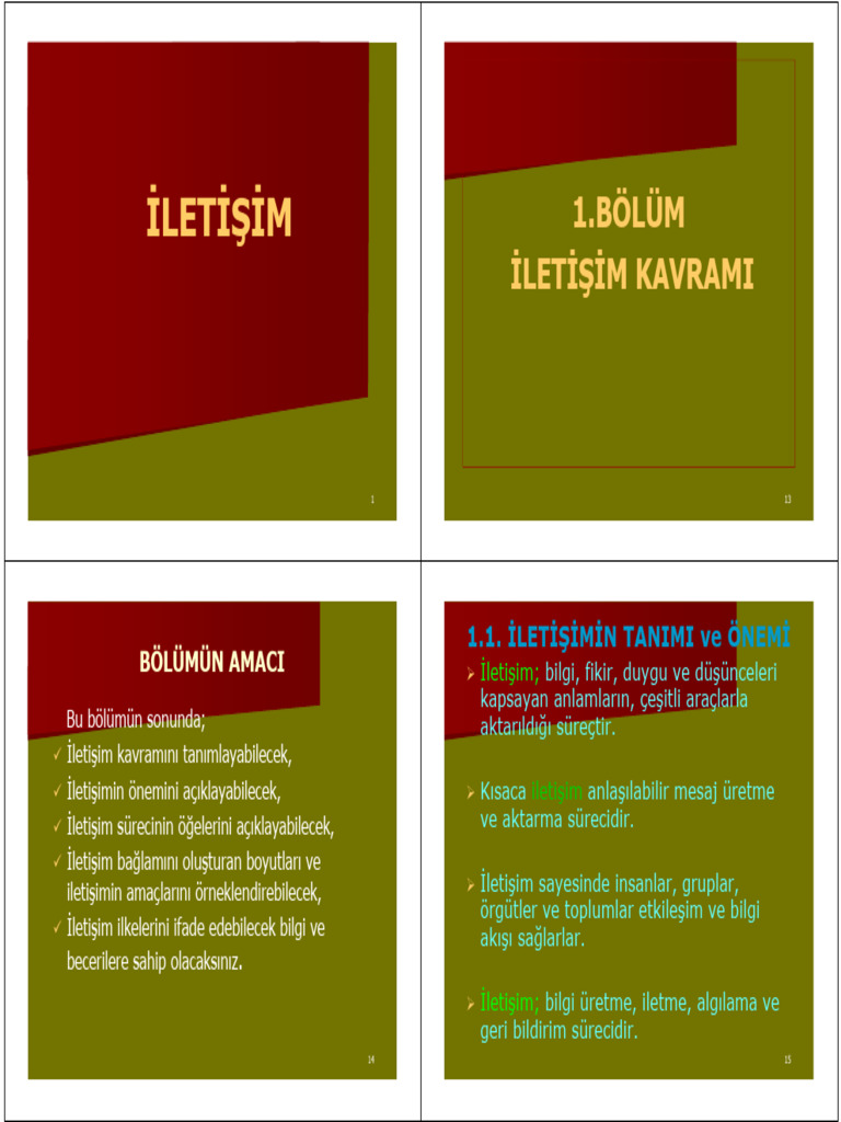 iletişim ve sunum teknikleri.PDF | PDF