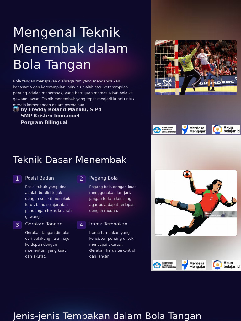 P4 Mengenal Teknik Menembak Dalam Bola Tangan | PDF