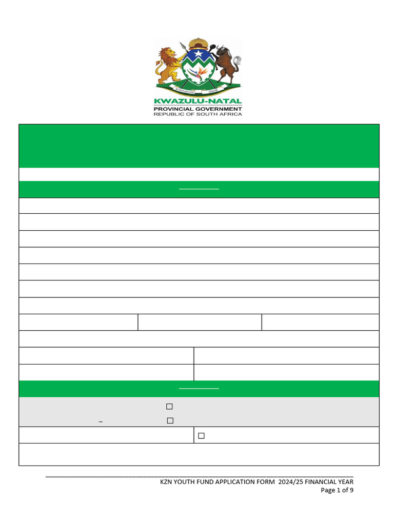 Application Form 2024-25 Fin Year | PDF
