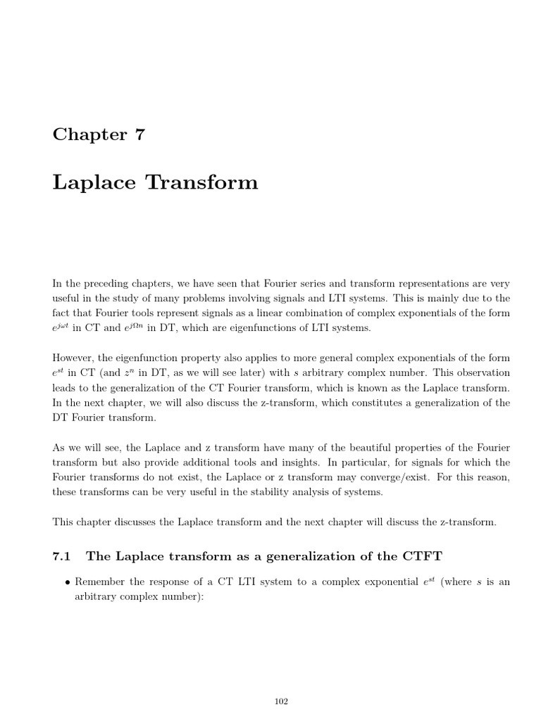 Signals and Systems Chapter7 | PDF