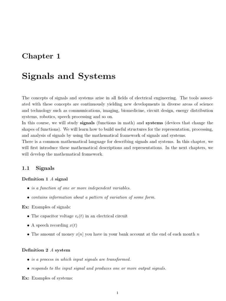 ee301_chapter1 | PDF