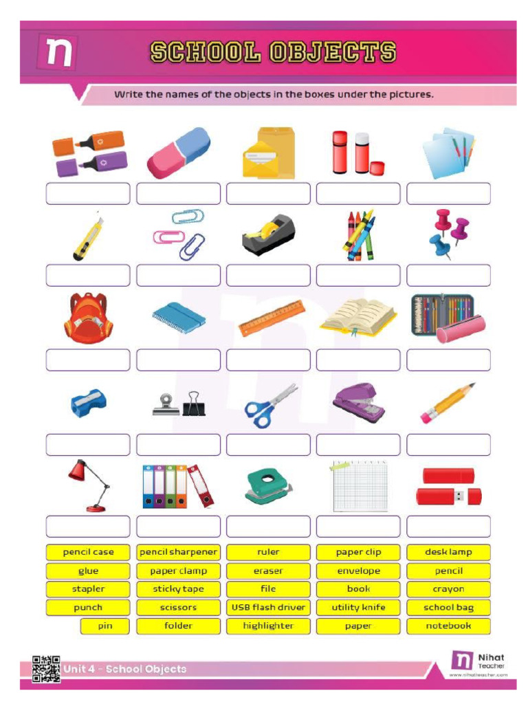 School Objects | PDF