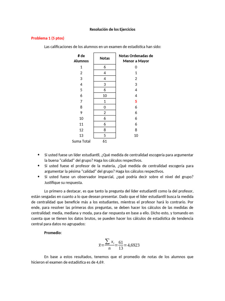 Resolución de los Ejercicios | PDF