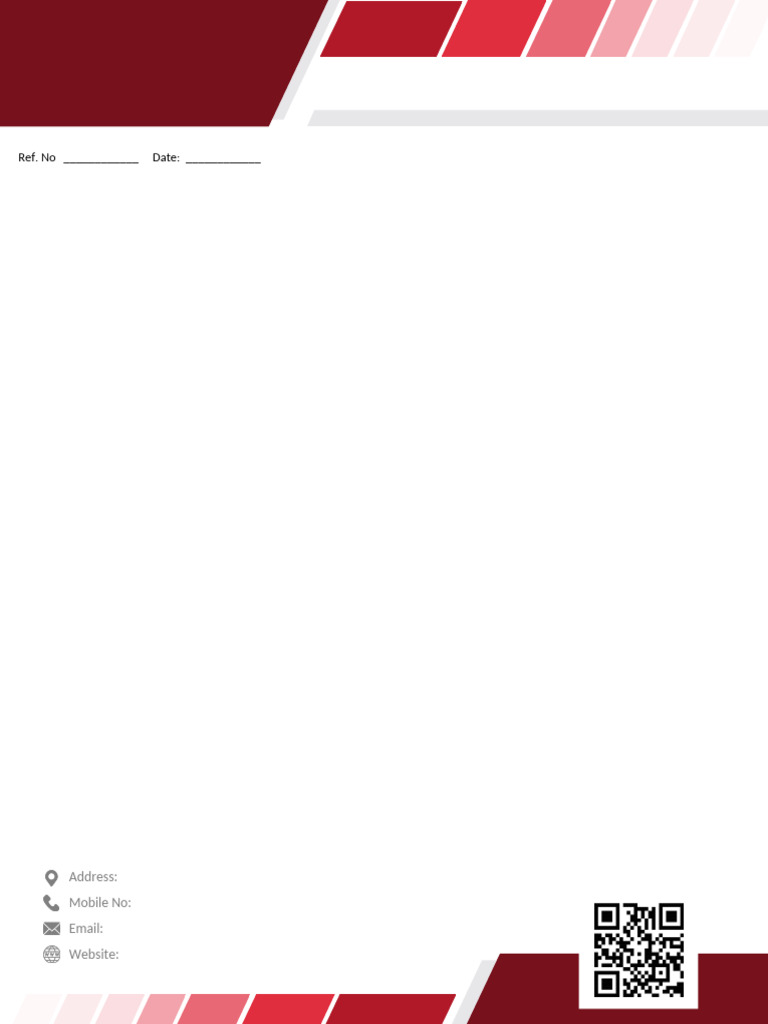 Professional Letterhead Template | PDF | Finance & Money Management ...