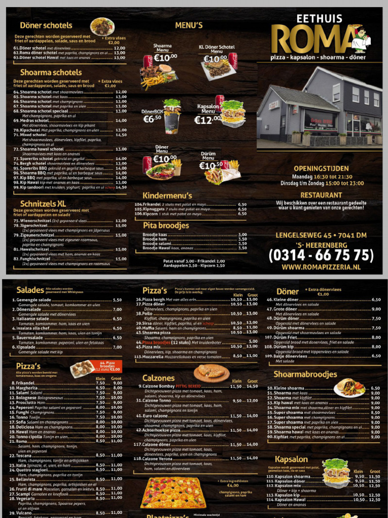 Roma Pizzeria Me Nuka Art 2023 | PDF