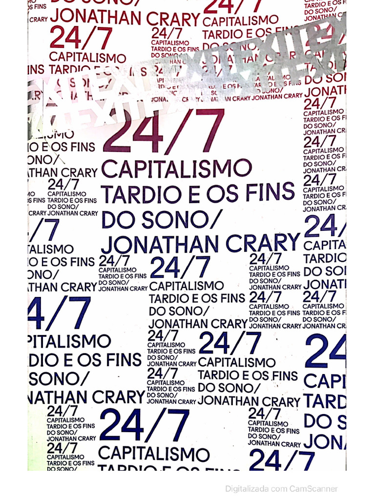 Capitalismo Tardio e Os Fins Do Sono | PDF