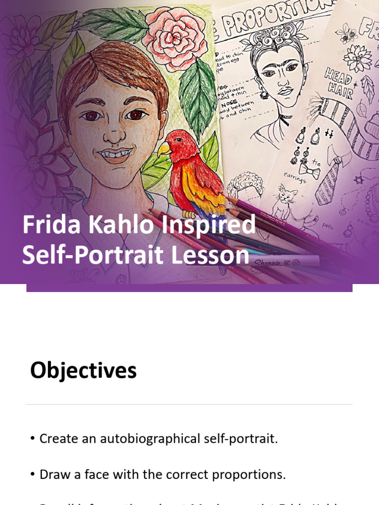 Frida Kahlo Portrait - LESSON | PDF