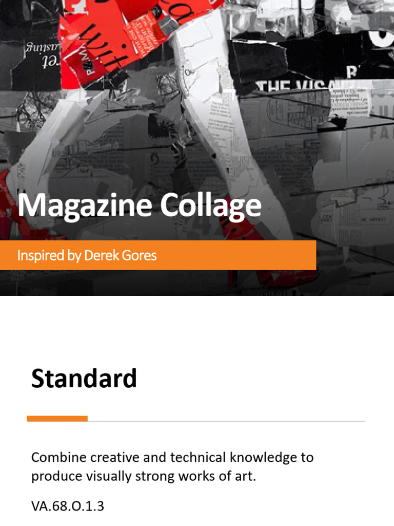 Derek Gores Inspired Magazine Collage_LESSON | PDF