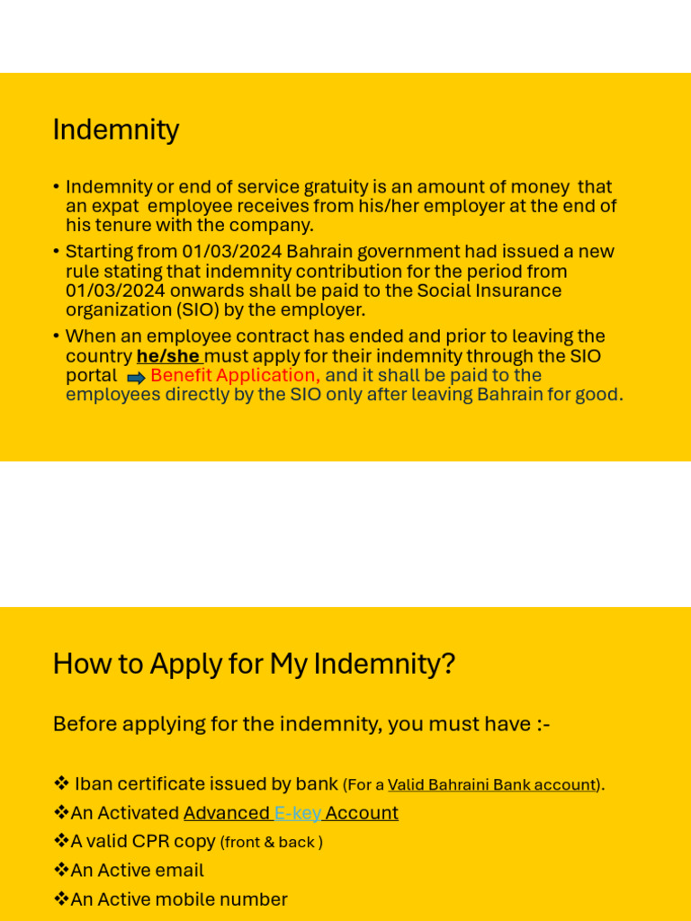 applying for Indemnity | PDF
