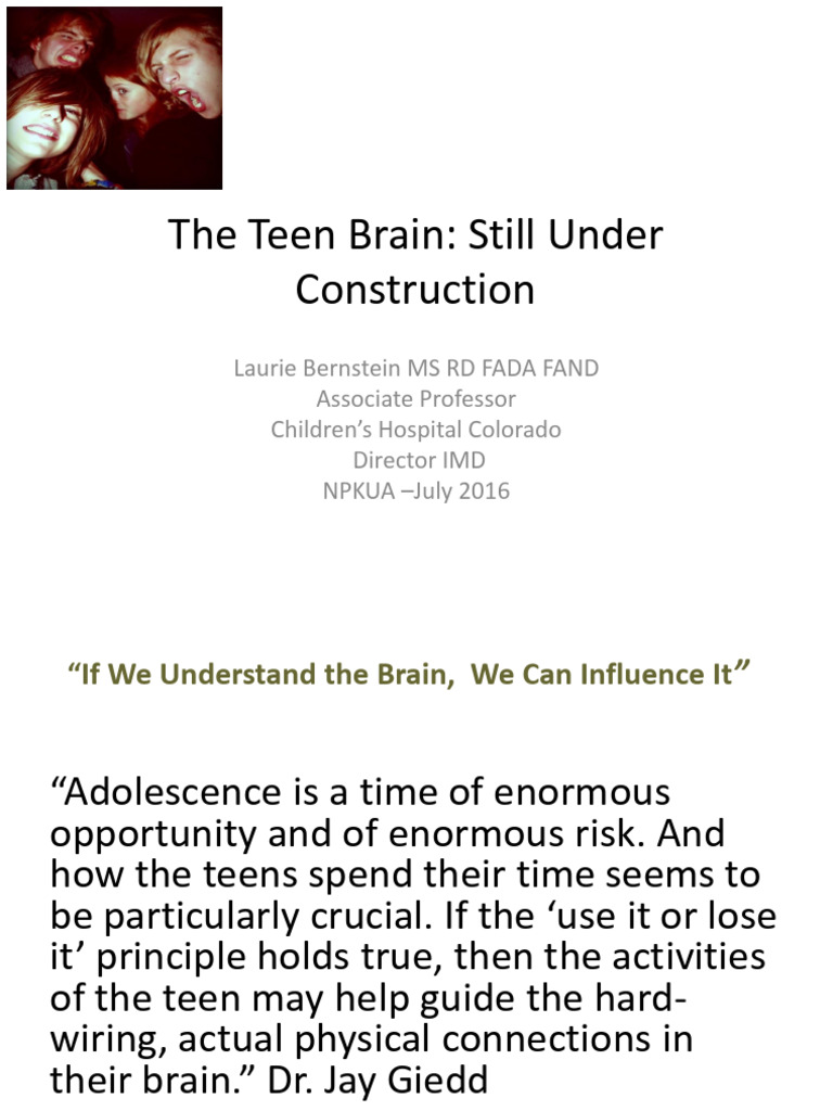 Teenage Brain | PDF