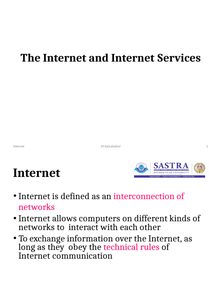 UNIT-IV-Internert and Internet Services | PDF