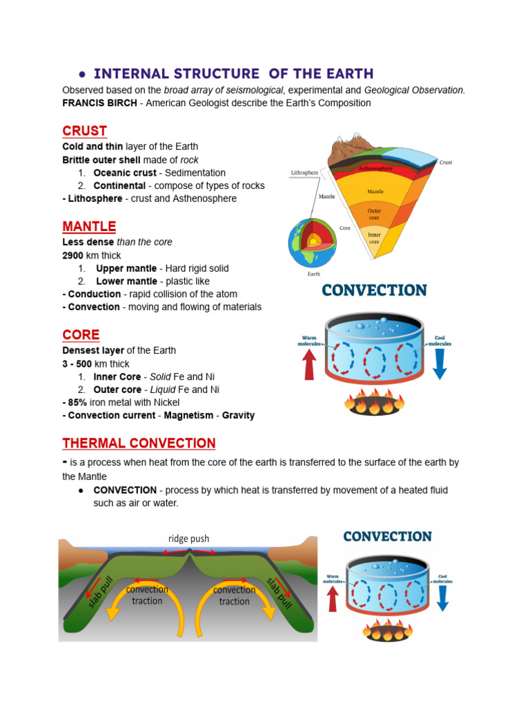 INTERNAL-STRUCTURE-OF-THE-EARTH-and-EVIDENCE-OF-PLATE-MOVEMENTS (1) | PDF