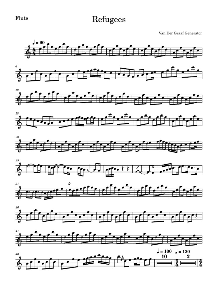 Refugees Flute | PDF