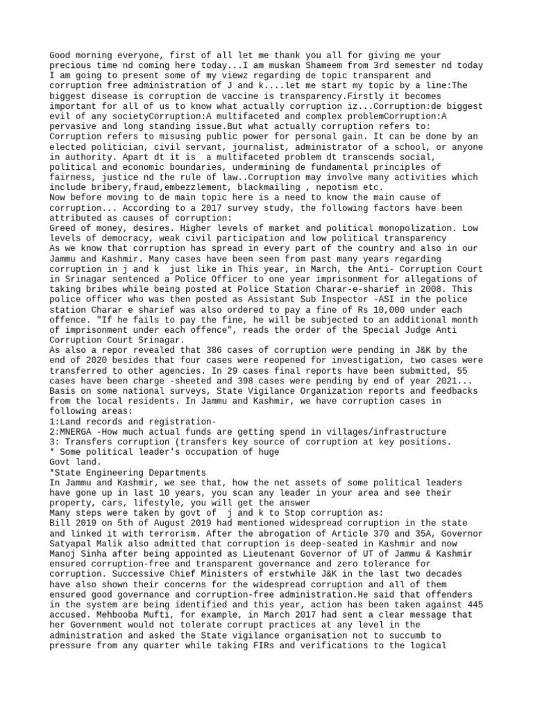 Good Morning ev-WPS Office | PDF | Corruption | Social Science