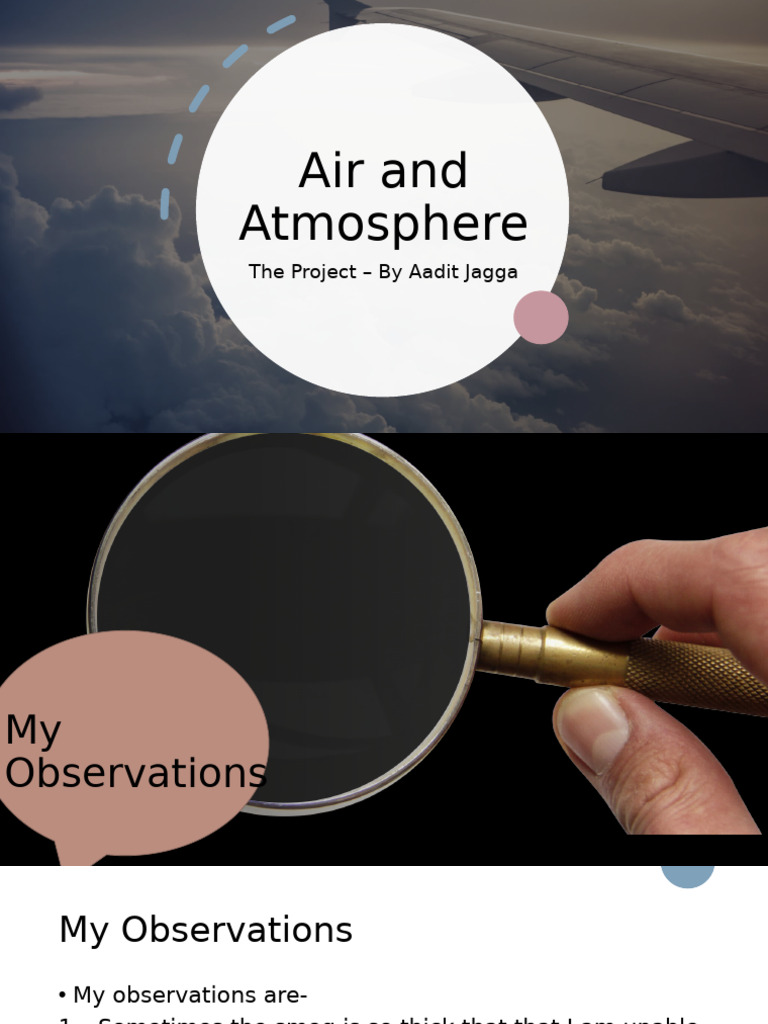 aIR AND aTMOSPHERE | PDF | Atmosphere Of Earth | Air Pollution