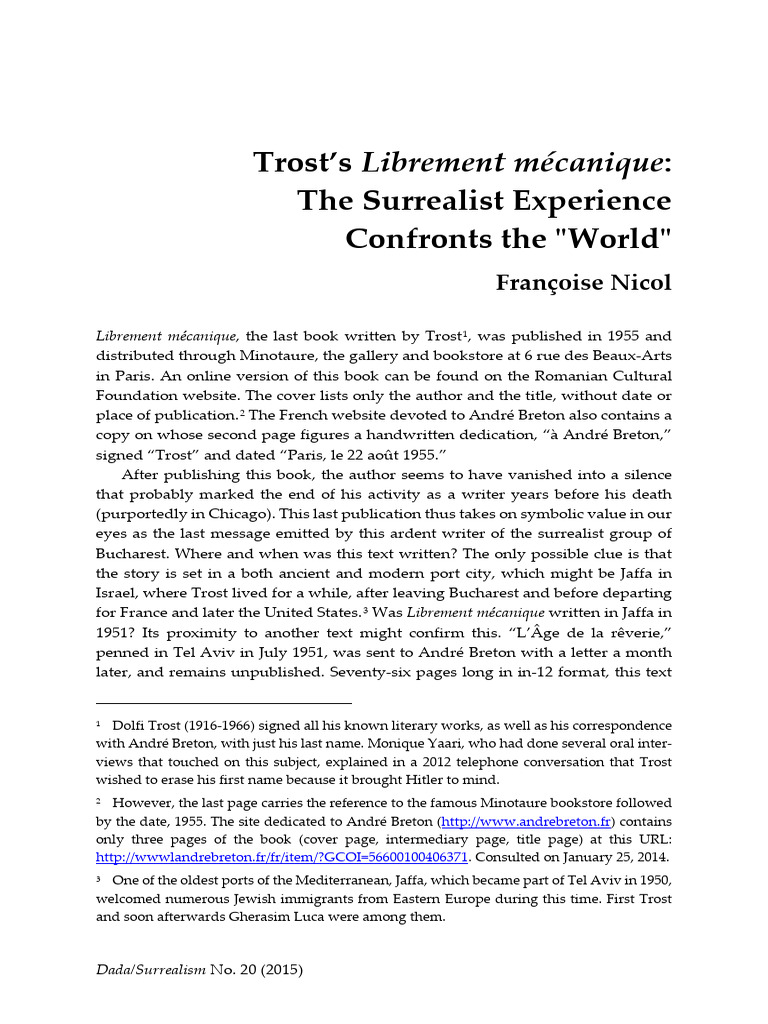 Dadasur 29336 Nicol | PDF