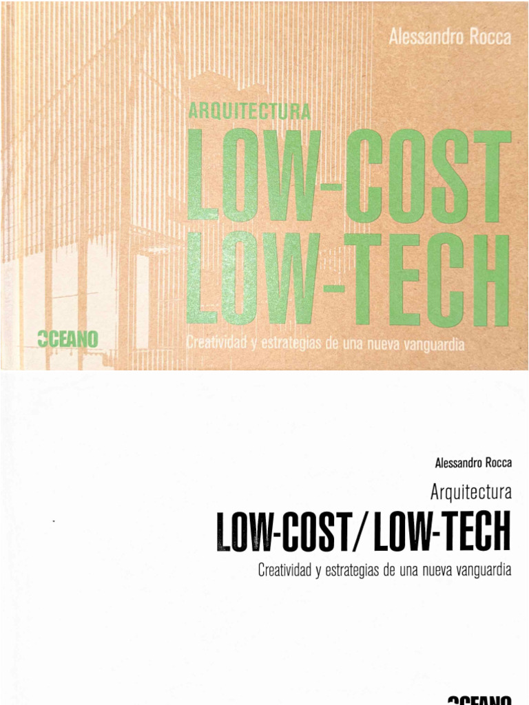 Arquitectura Low Cost Low Tech de Alessandro Rocca | PDF