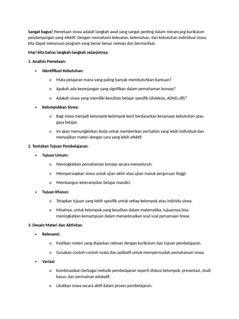 Kurikulum Pendampingan Siswa Kelas XII Smantig AOT | PDF | Bisnis