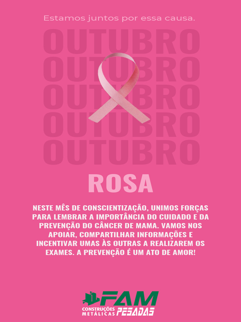 Panfleto Outubro Rosa | PDF