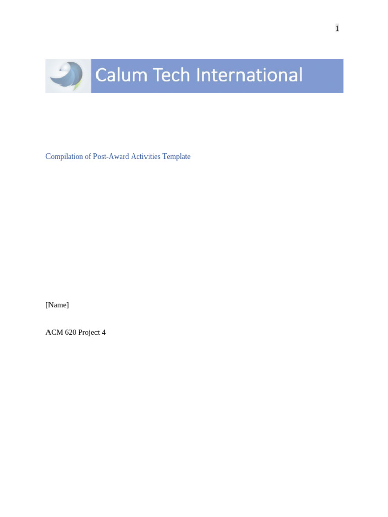 Calum Tech International | PDF