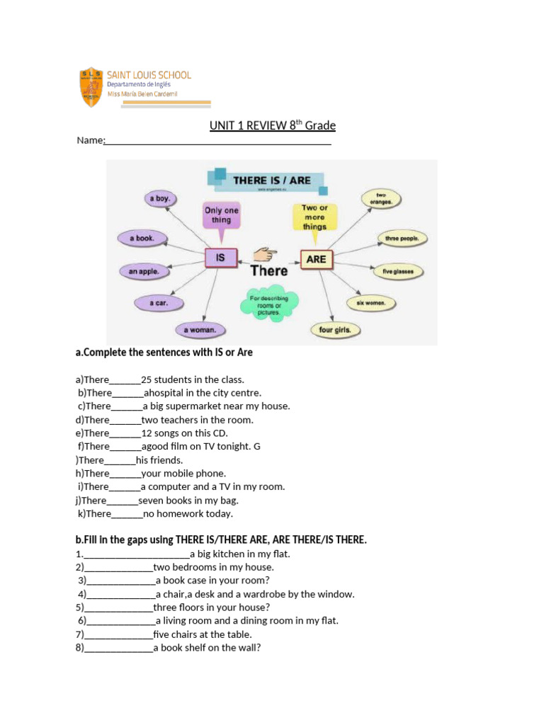 8th Grade UNIT REVIEW | PDF