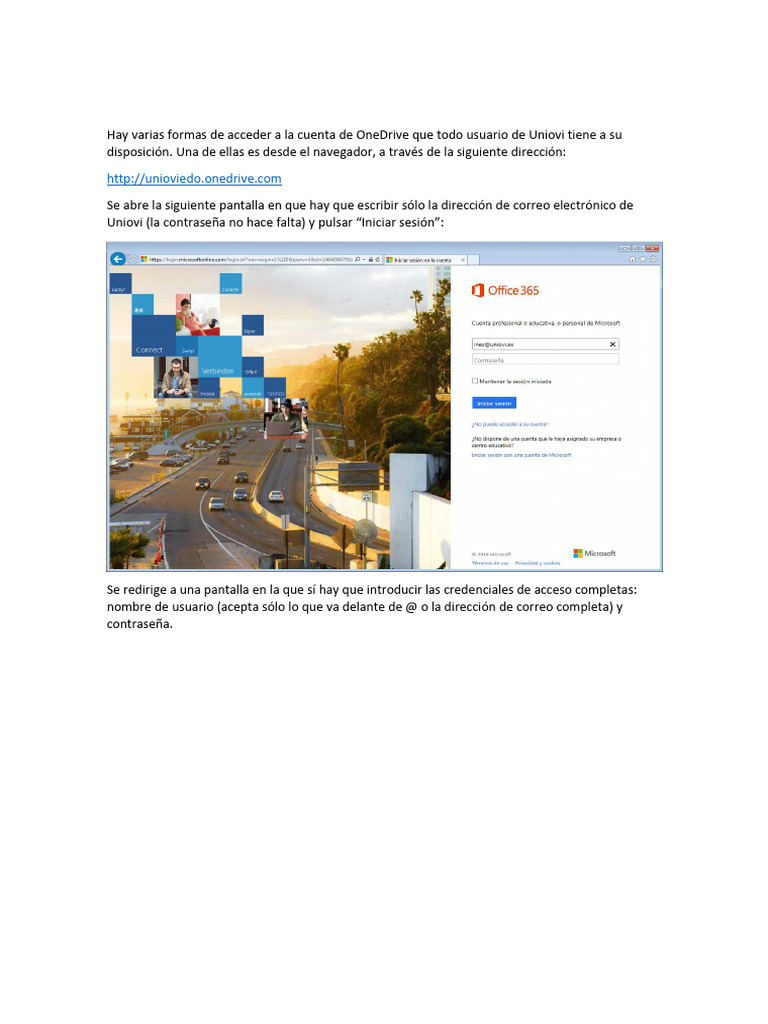 Acceso OneDrive | PDF
