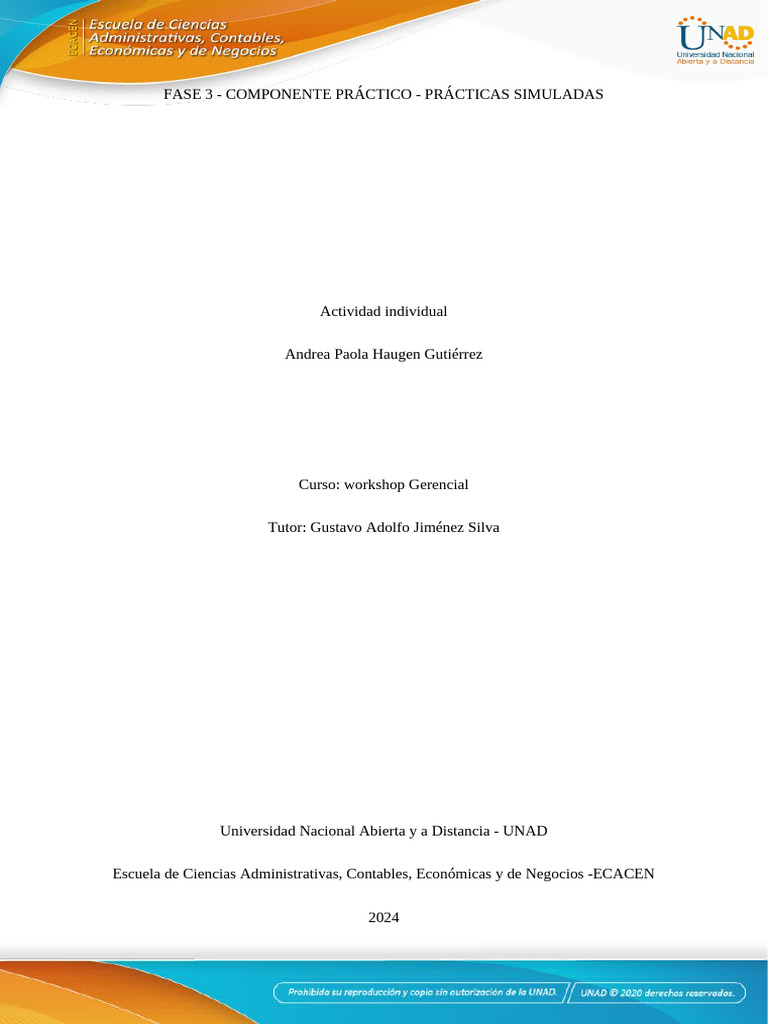 Workshop - Andrea Haugen | PDF